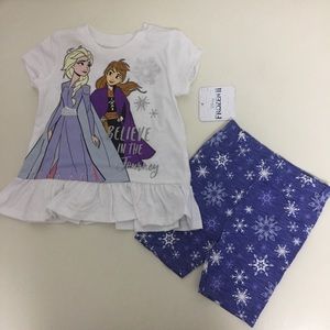 Disney | Matching Sets | Disney Frozen Elsa Anna Cute Shorts Set | Poshmark